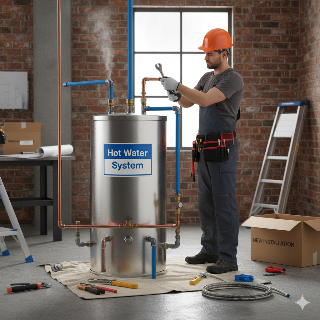 Hot Water System Service Bridport Road | Jones The Pipe